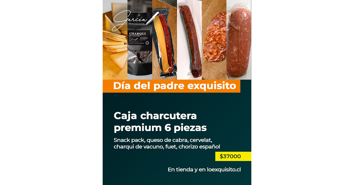 Caja charcutera premium 6 piezas