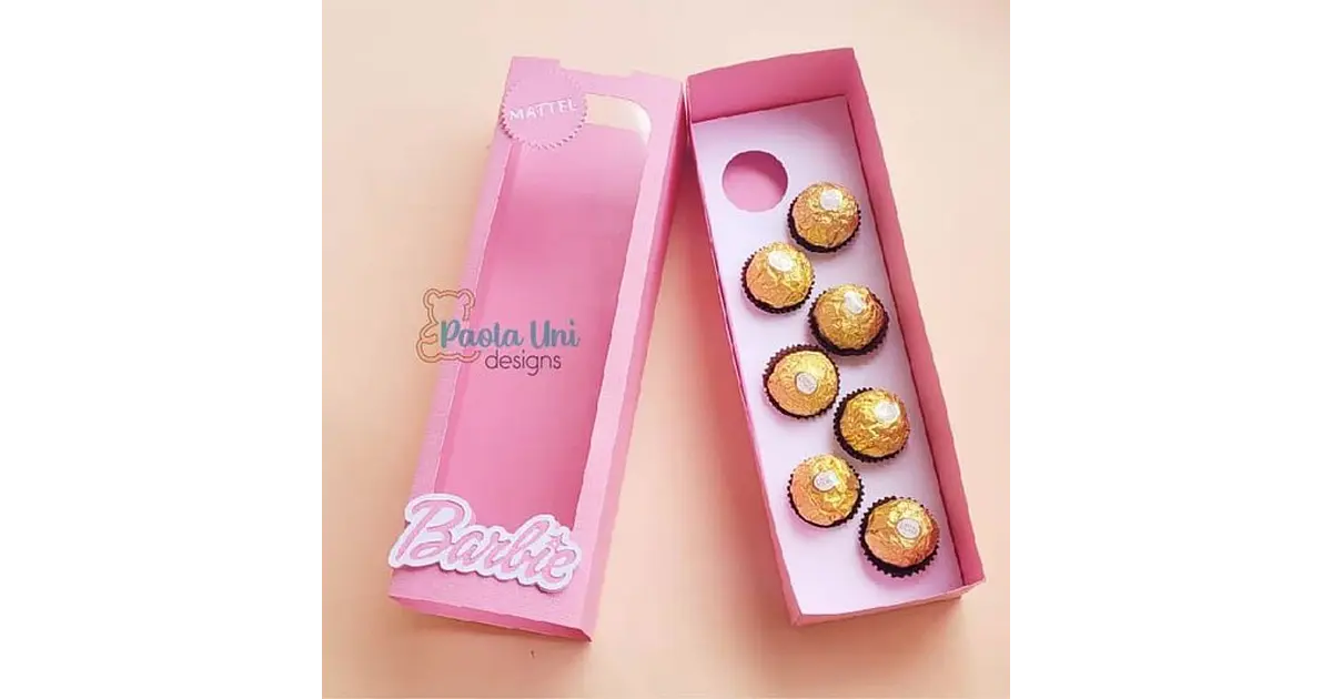 Arquivo Caixa Barbie Ferrero Rocher - Paola Uni