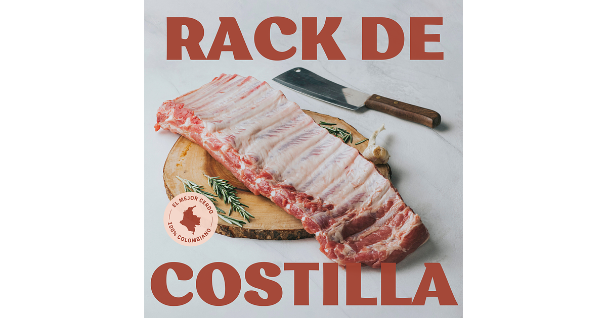 Rack de Costilla de Cerdo X 2300 gr