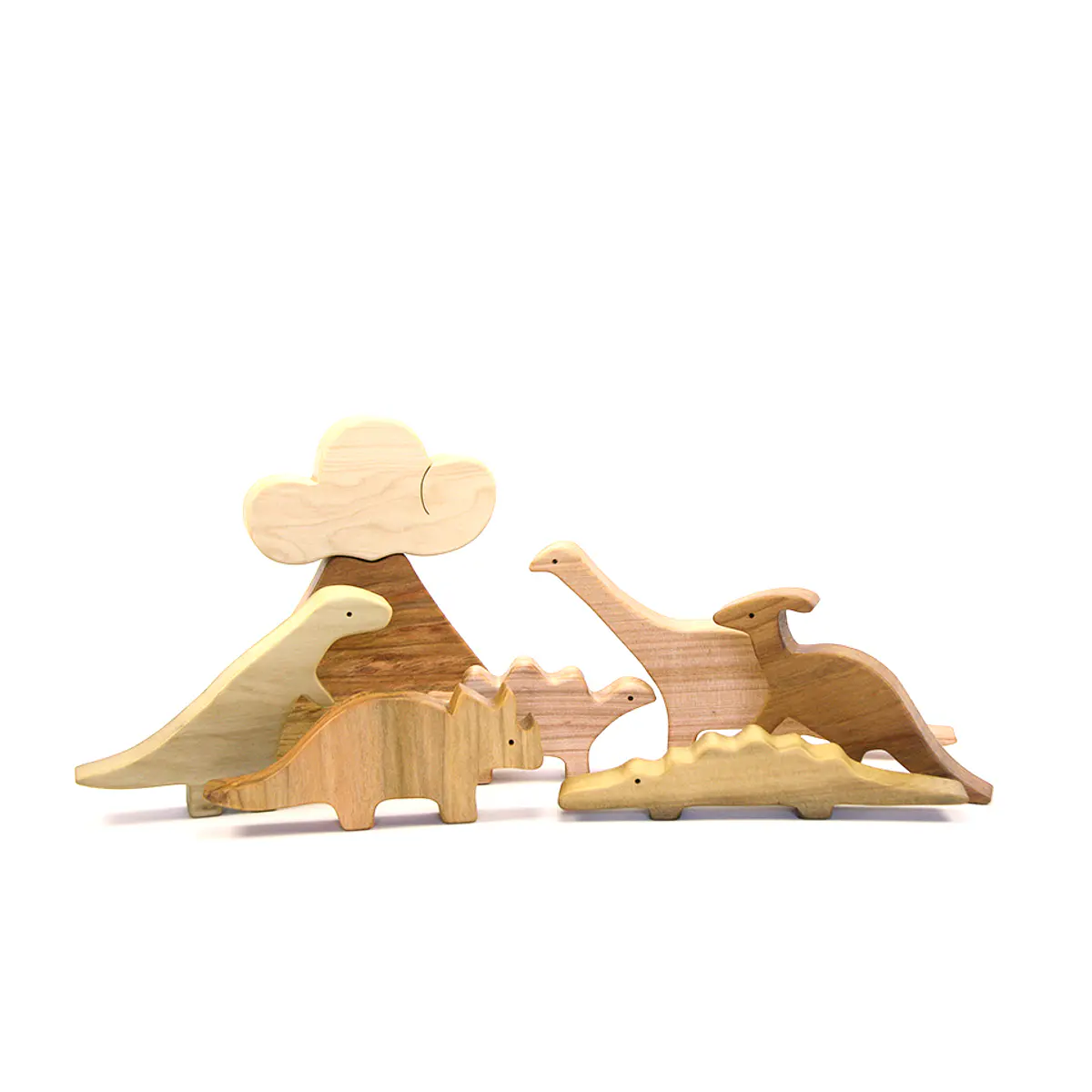 Set Dinosaurios - LOPA Juguetes de Madera