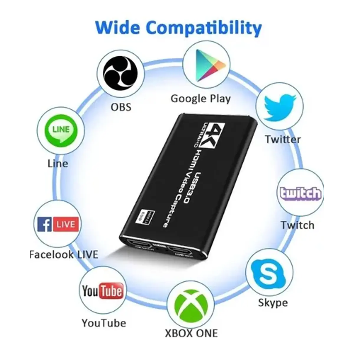Compra Capturadora de Video HDMI 4K USB 3.0 - 1080P 60FPS