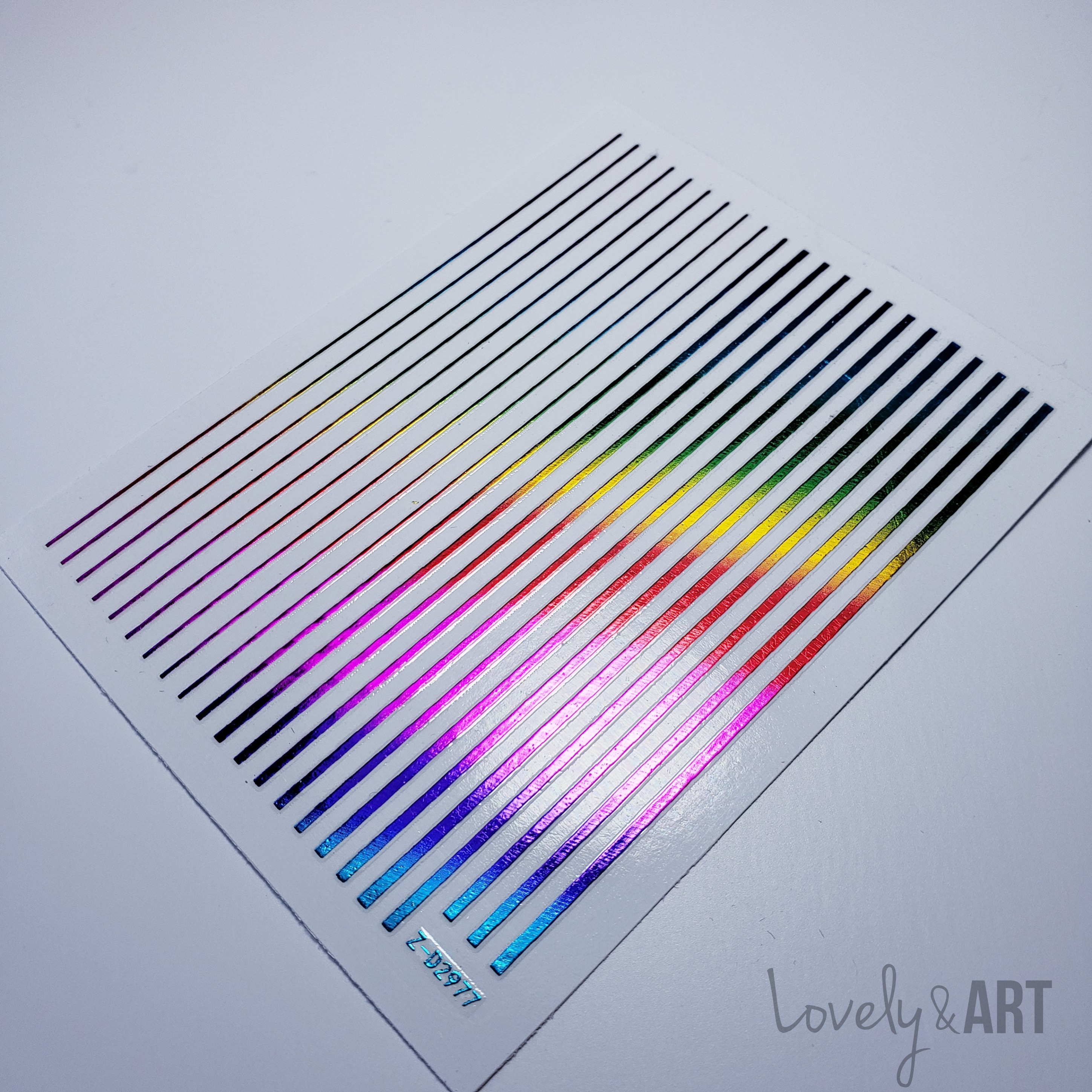 STICKERS LINEAS MULTICOLOR