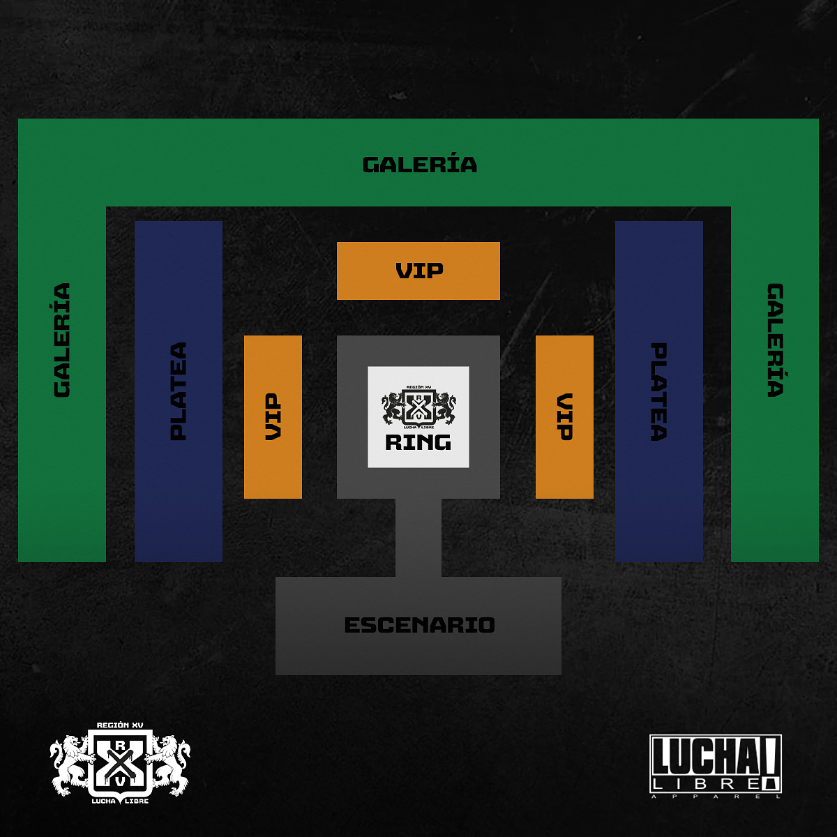 Entradas Región XV Lucha Libre - Héroes