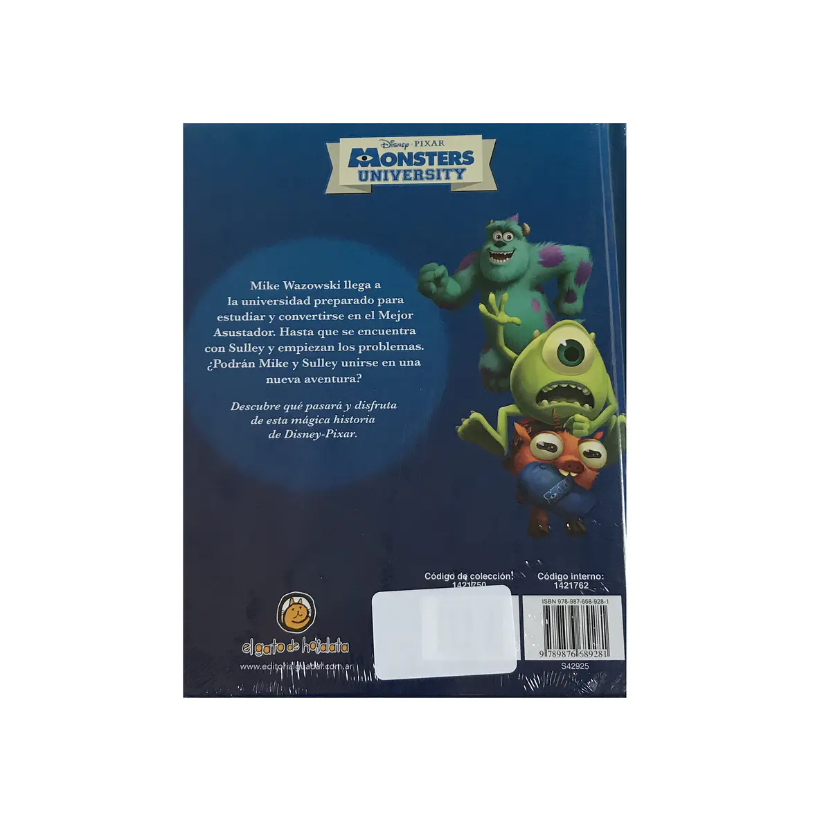Libro infantil Monsters University