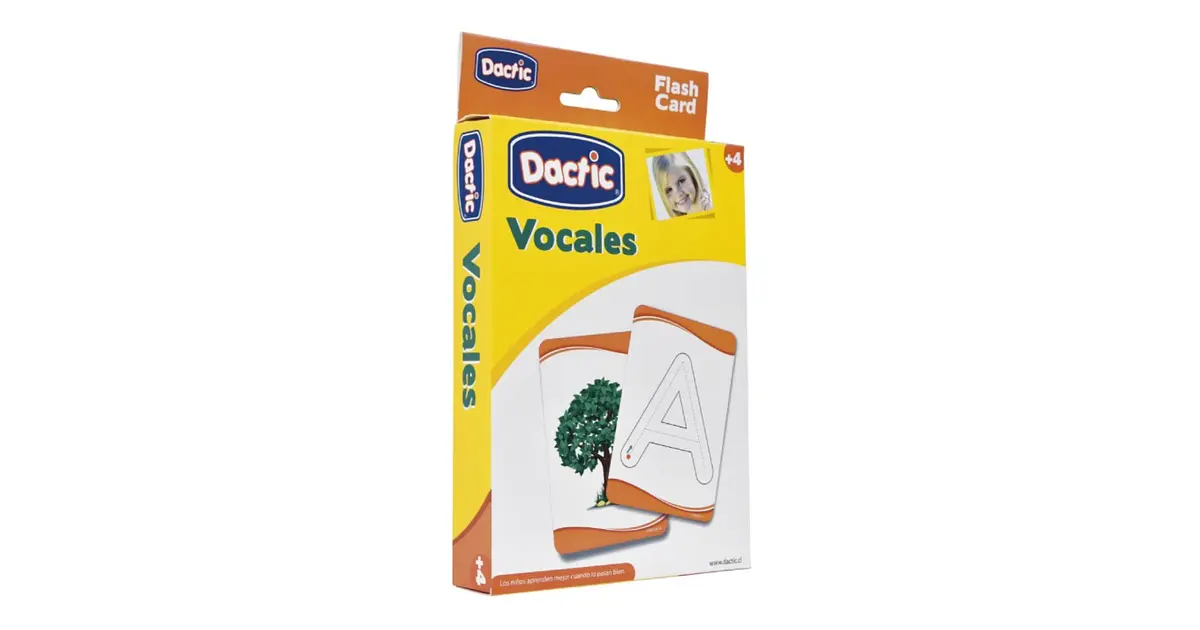 Láminas Didácticas, Flash Card Vocales. Dactic
