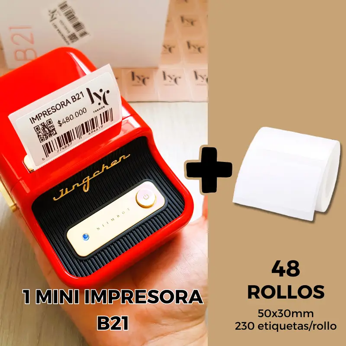 Mini Impresora Etiquetas NIIMBOT B21