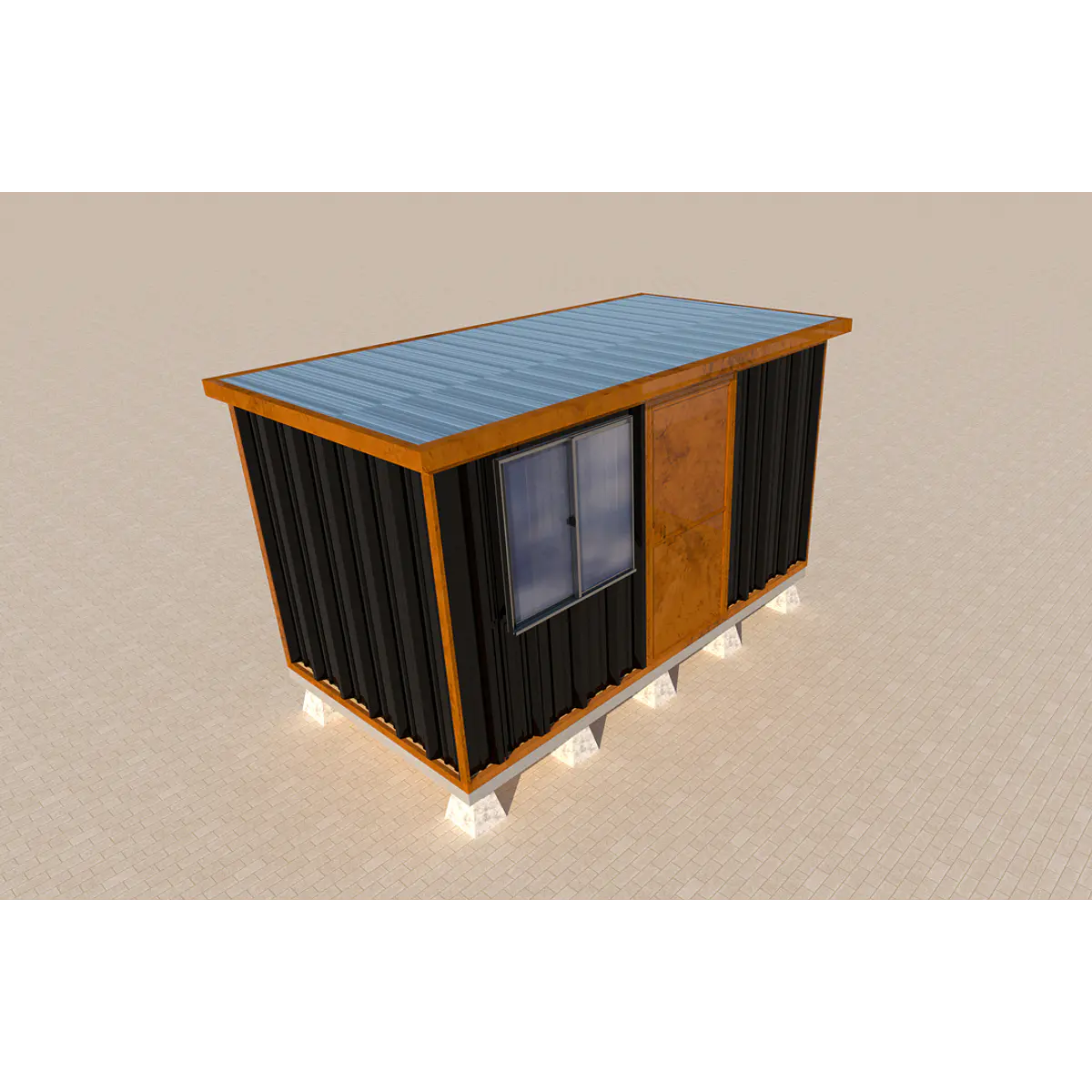Bodega modular de 2x4 mt.