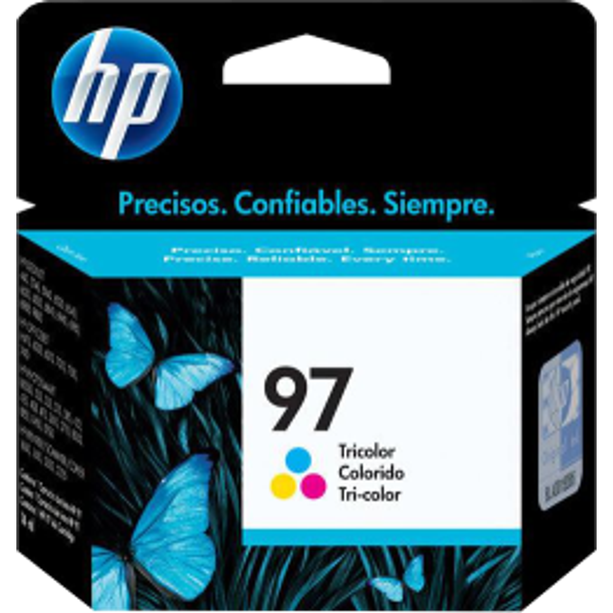 Cartucho de tinta tricolor 4p 97 hp 6540