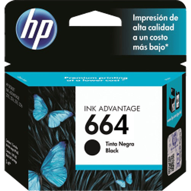 Hp 664 black ink cartridge