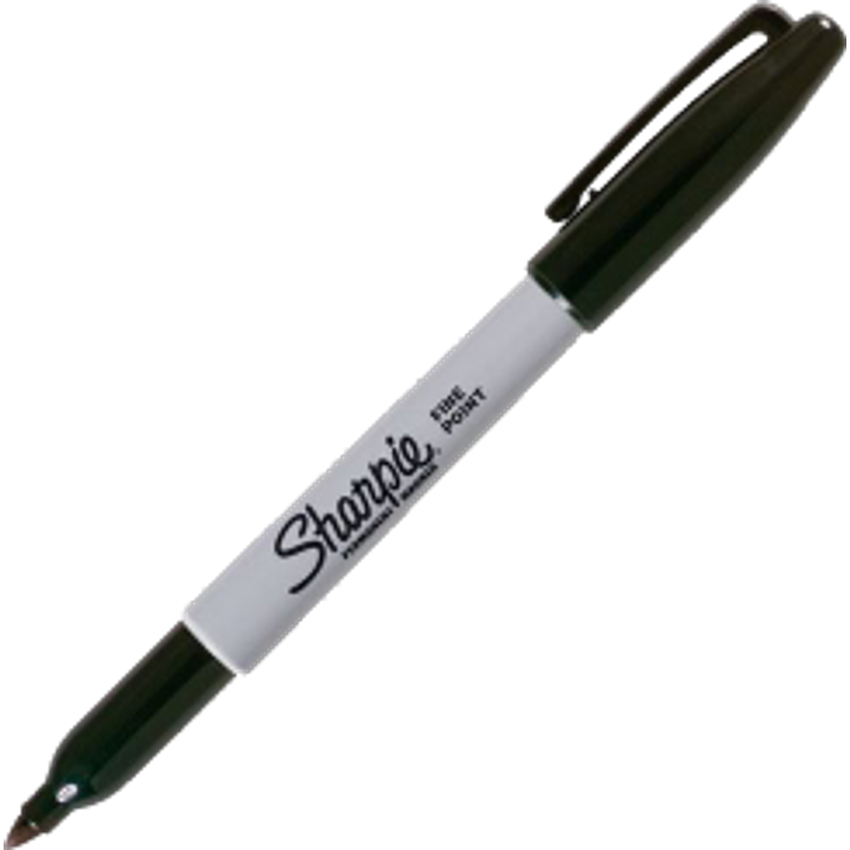 Marcador tinta permanente punto fino color negro sharpie