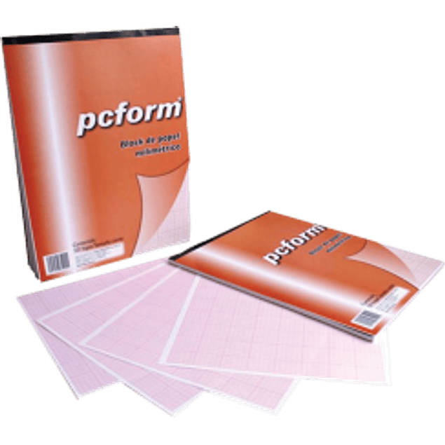 Block milimŽtrico tama–o carta estrella