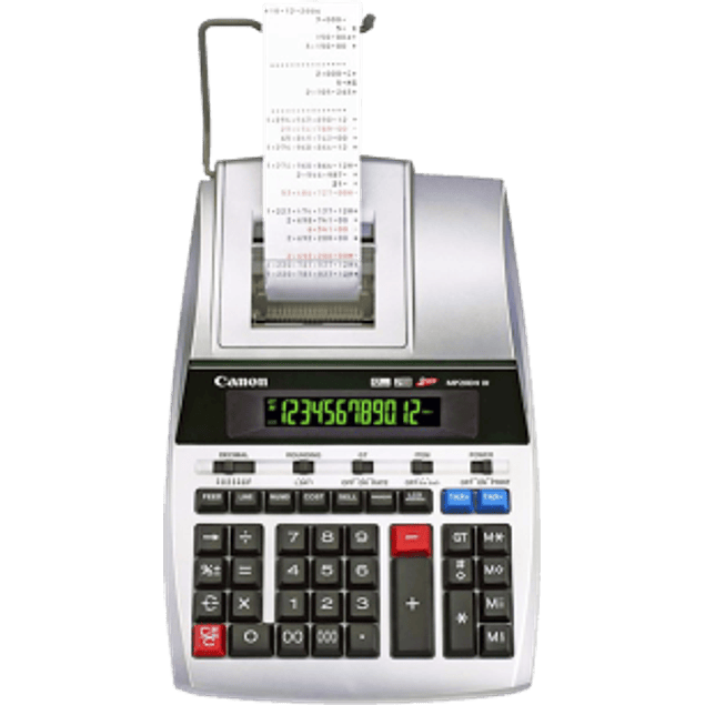 Sumadora mp20 dhiii canon de 12 d’gitos, impresi—n a 2 co...