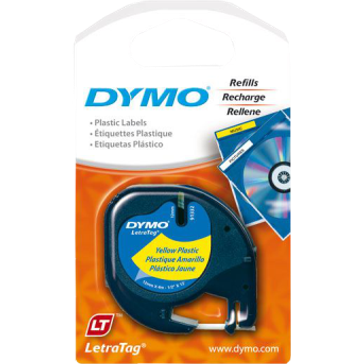 Cinta p-/dymo letratag h’per-amarillo cinta p-/dymo h’per...