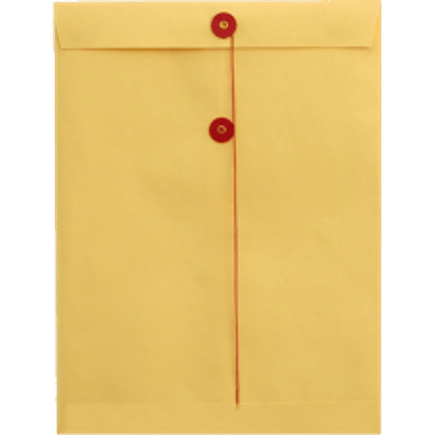 Sobre manila carta c/hilo individual