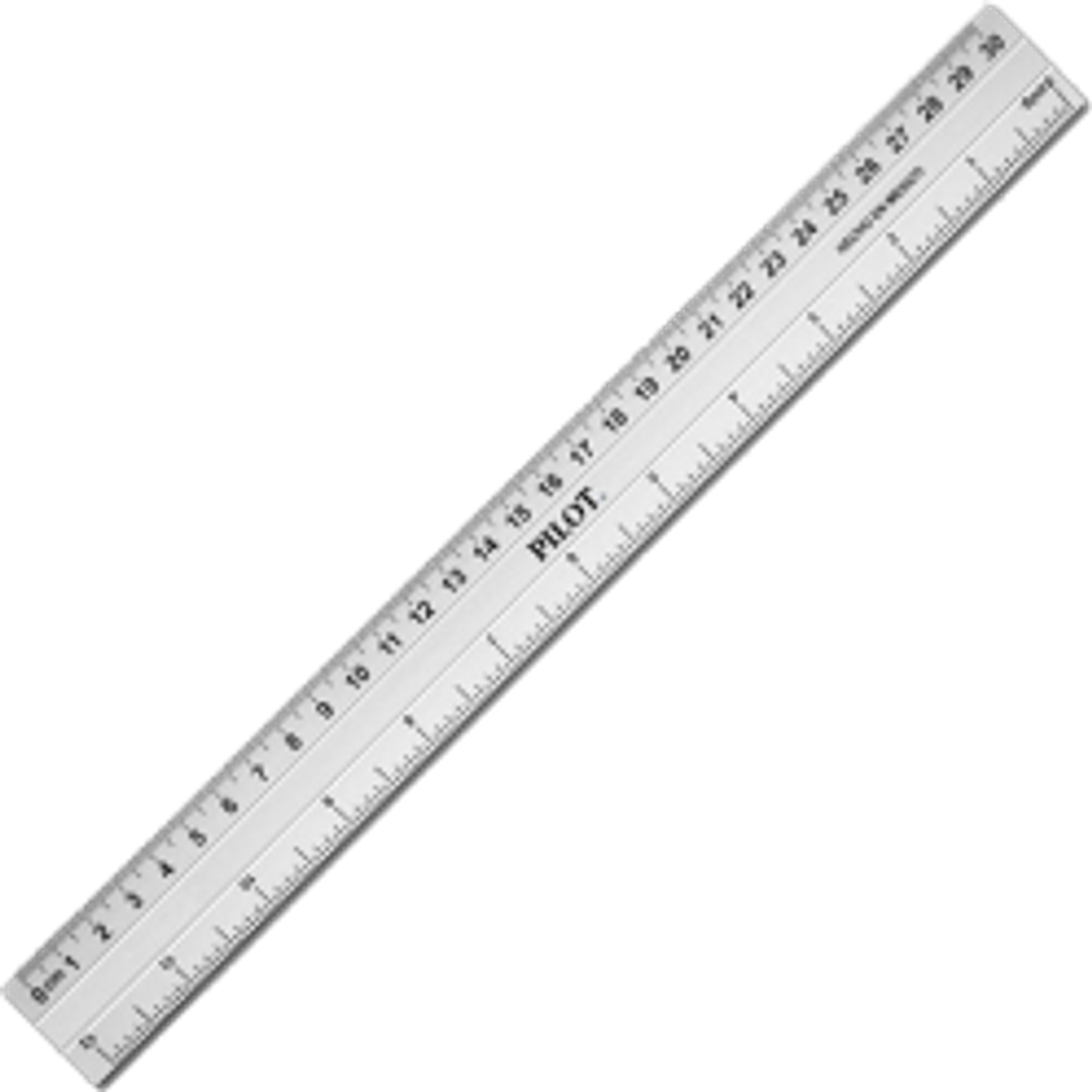 Regla de 30 cm de aluminio anodizado y templado, modelo r...