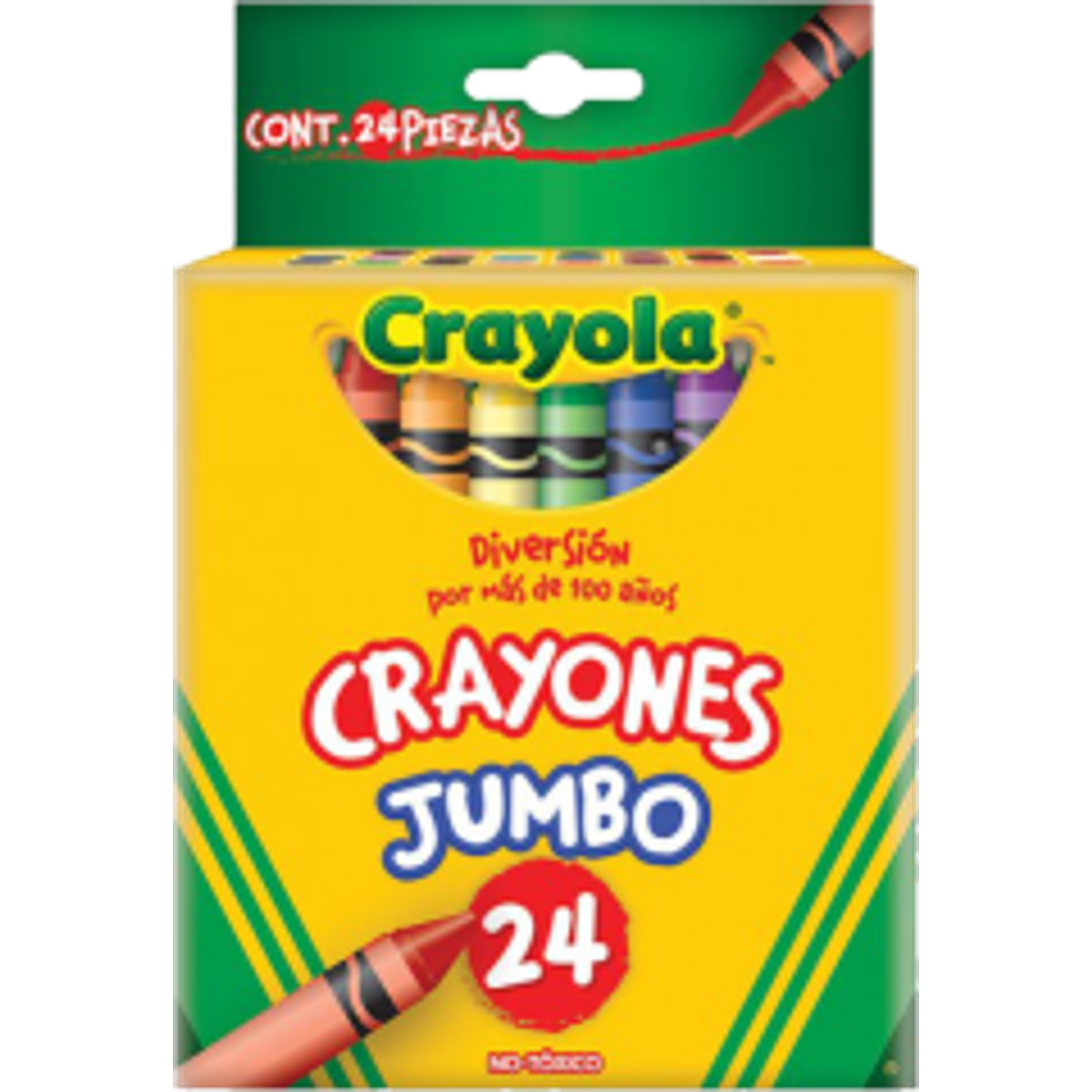 Crayola regular con 24 pzas