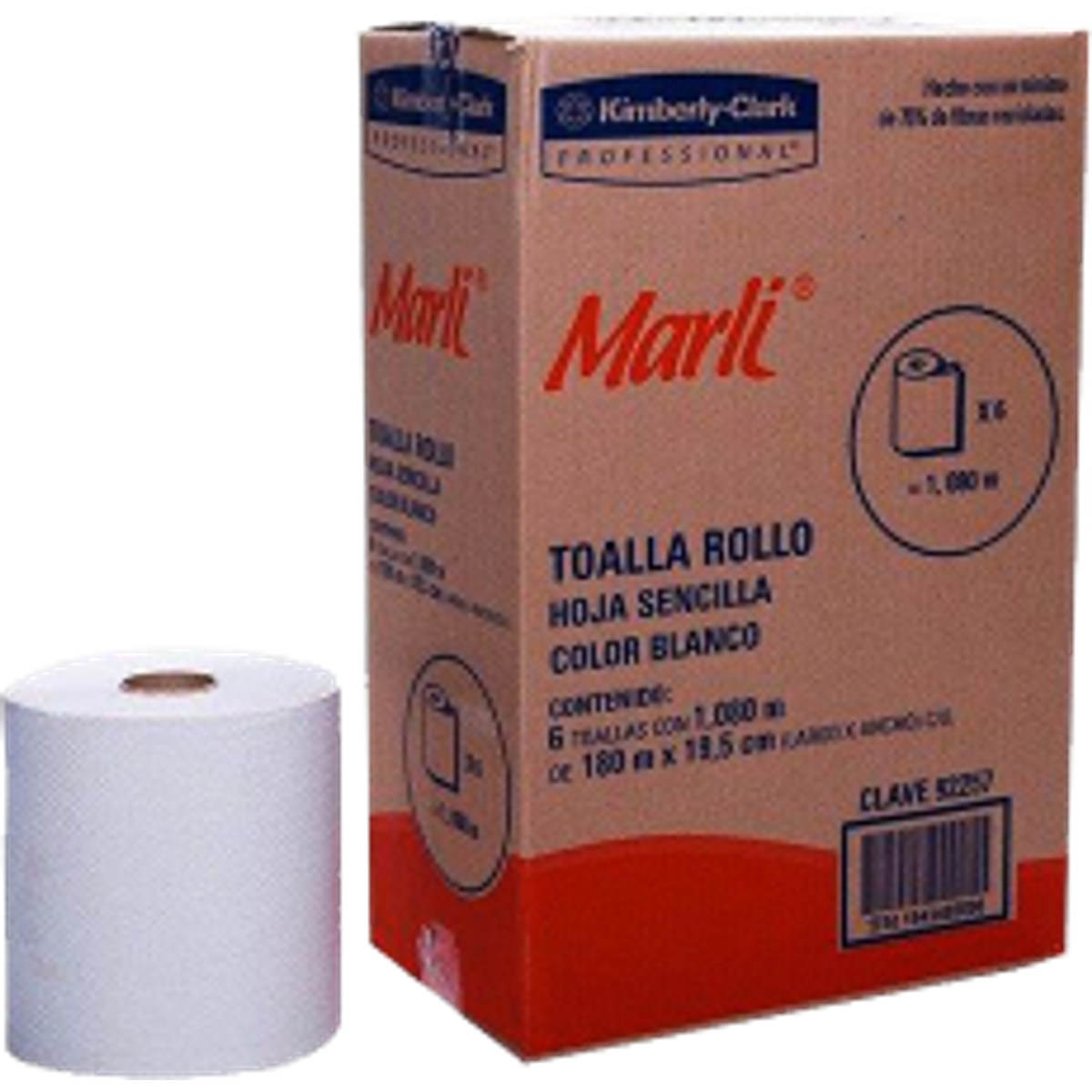 Papel toalla en rollo de 180m x 19.5cm | Mafer Computación