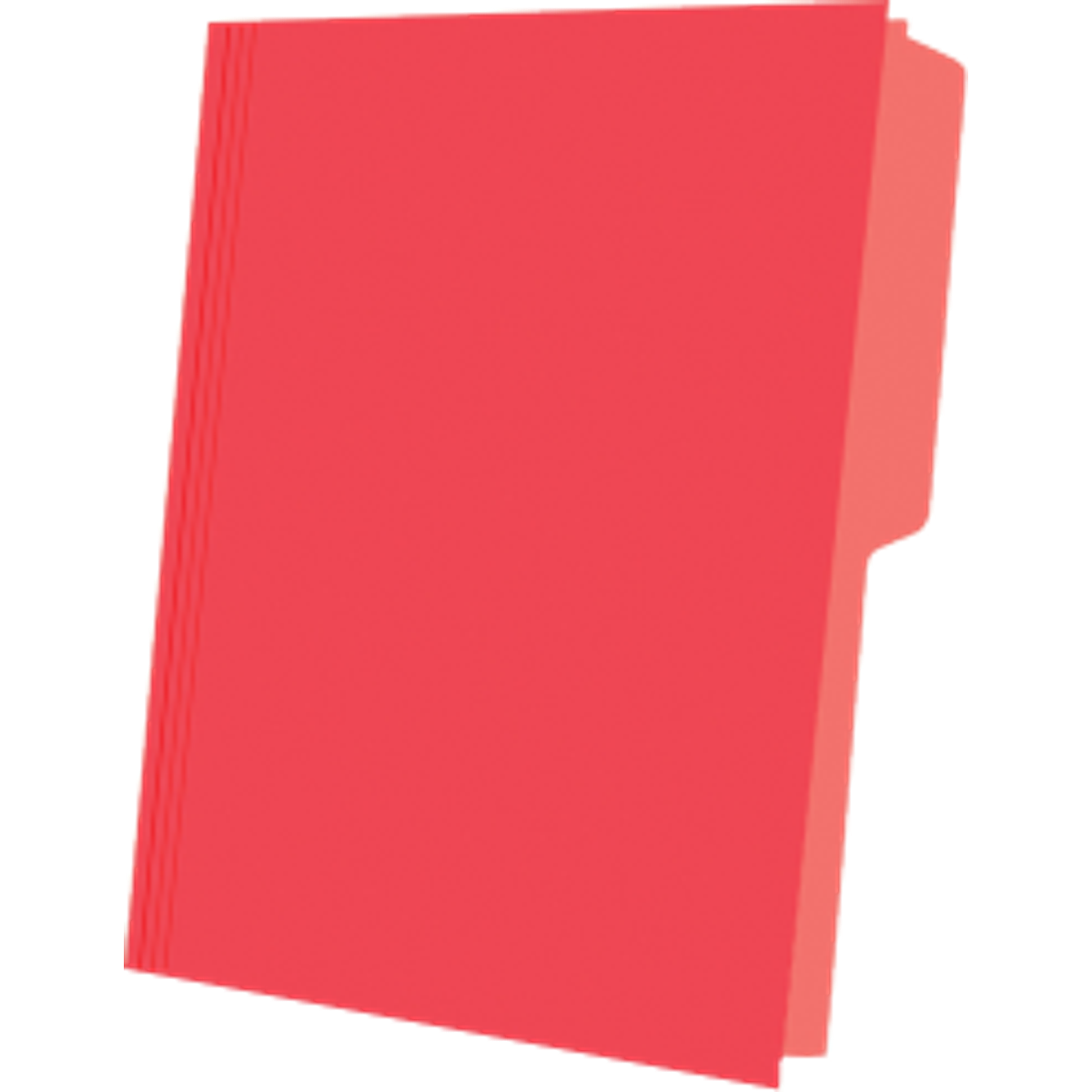 Folder color rojo tamaño carta, caja con 50 piezas