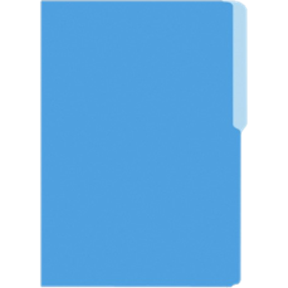 Folder tamaño carta color azul, caja con 50 piezas