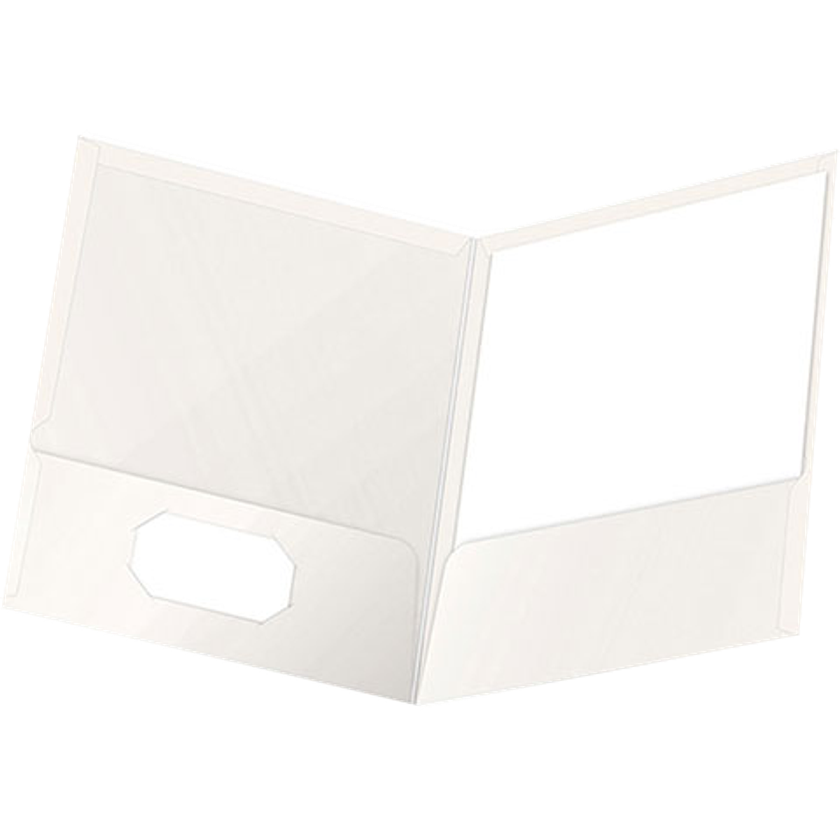 Folder blanco plastificado, Solapa | Mafer Computación