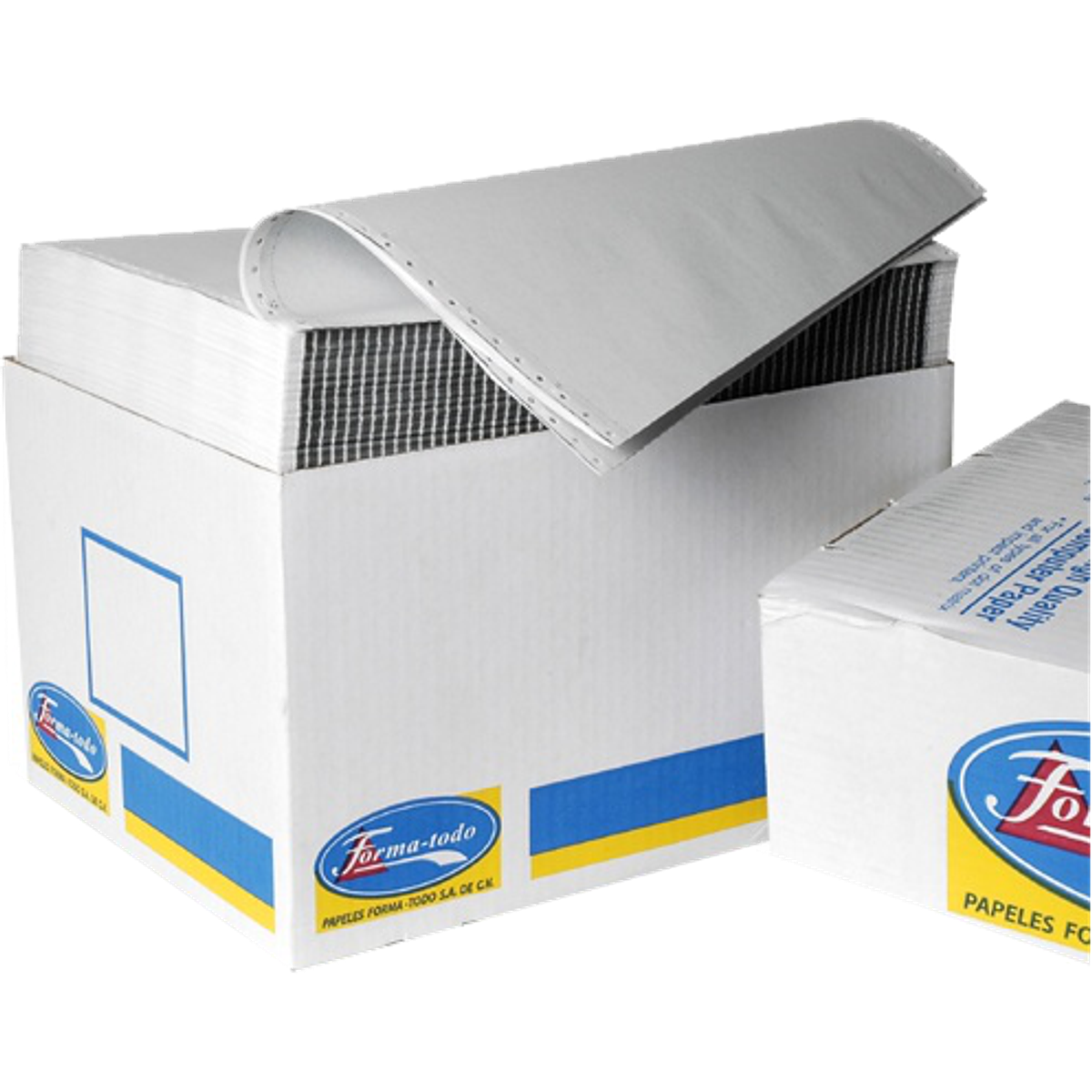 Papel Stock 15x 11 2 tantos blanco | Mafer Computación