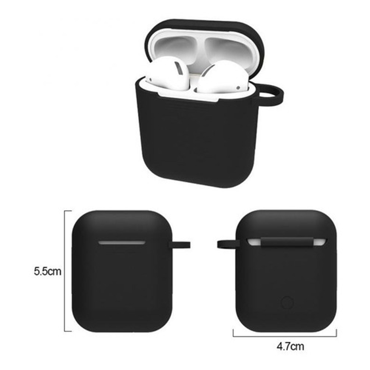 Funda Protector De Silicona Para AirPods 2 Y AirPods Pro | Magenta Glass