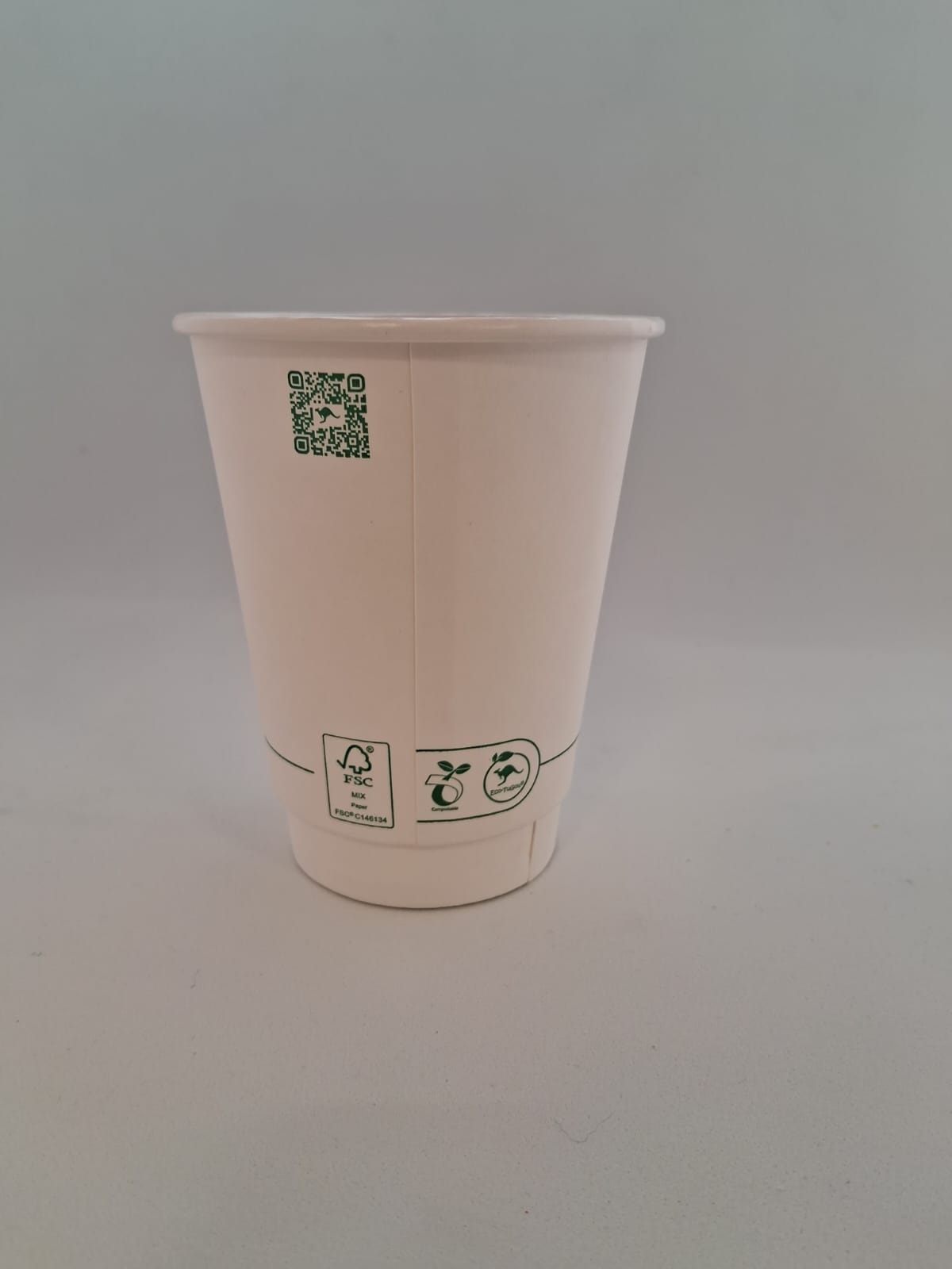 Vaso Doble Pared Pla 8 onzas Caja x 500 Unid
