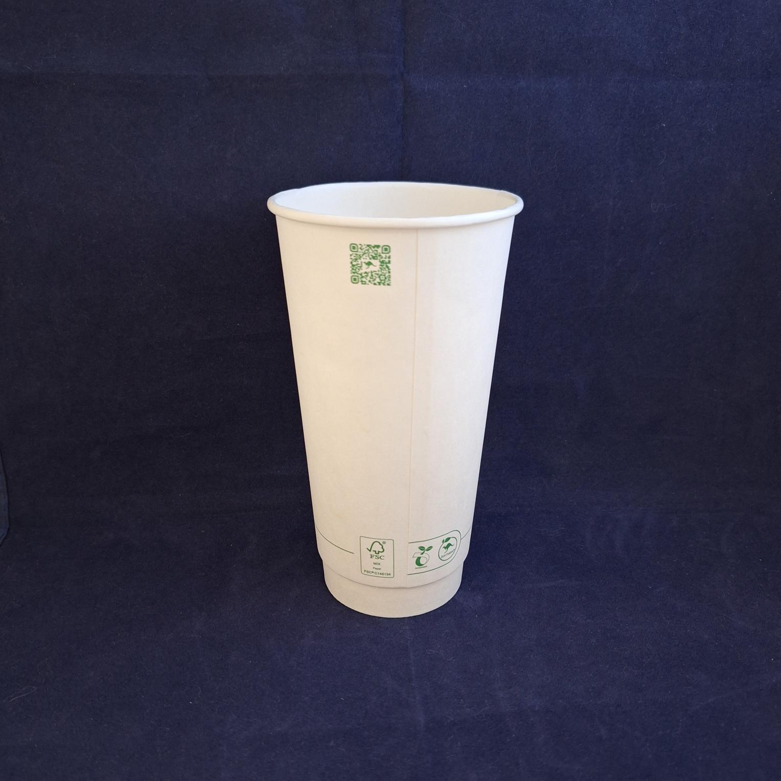 Vaso Doble Pared Pla 8 onzas Caja x 500 Unid