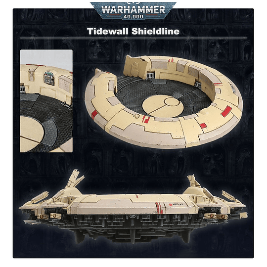 T'au Empire: Tidewall Shieldline - Línea de defensa Rompe...