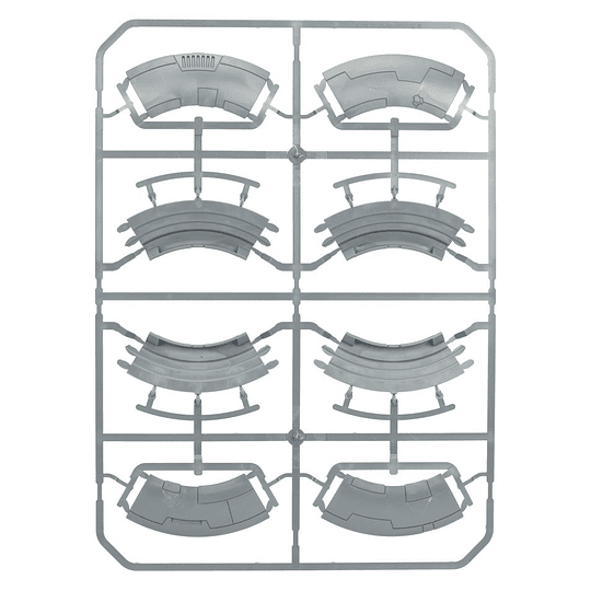 T'au Empire: Tidewall Shieldline - Línea de defensa Rompe...