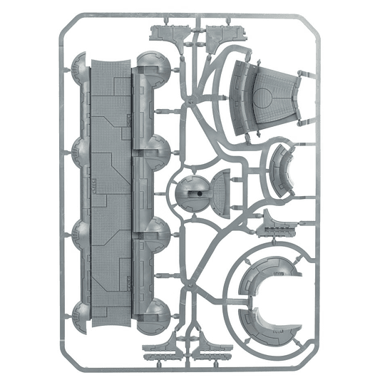 T'au Empire: Tidewall Shieldline - Línea de defensa Rompe...