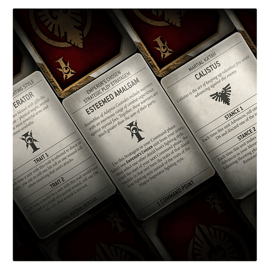 Adeptus Custodes: Data Cards - 9ª Edición (Inglés)