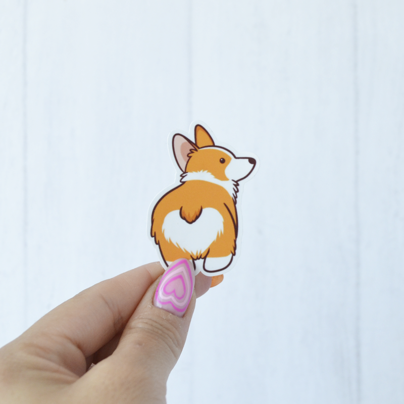 Sticker Perro Corgi