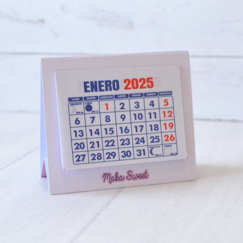 Calendario Bow 2025