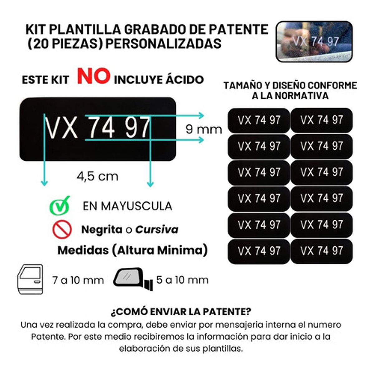 Plantillas Grabado De Patentes 20 Stencil
