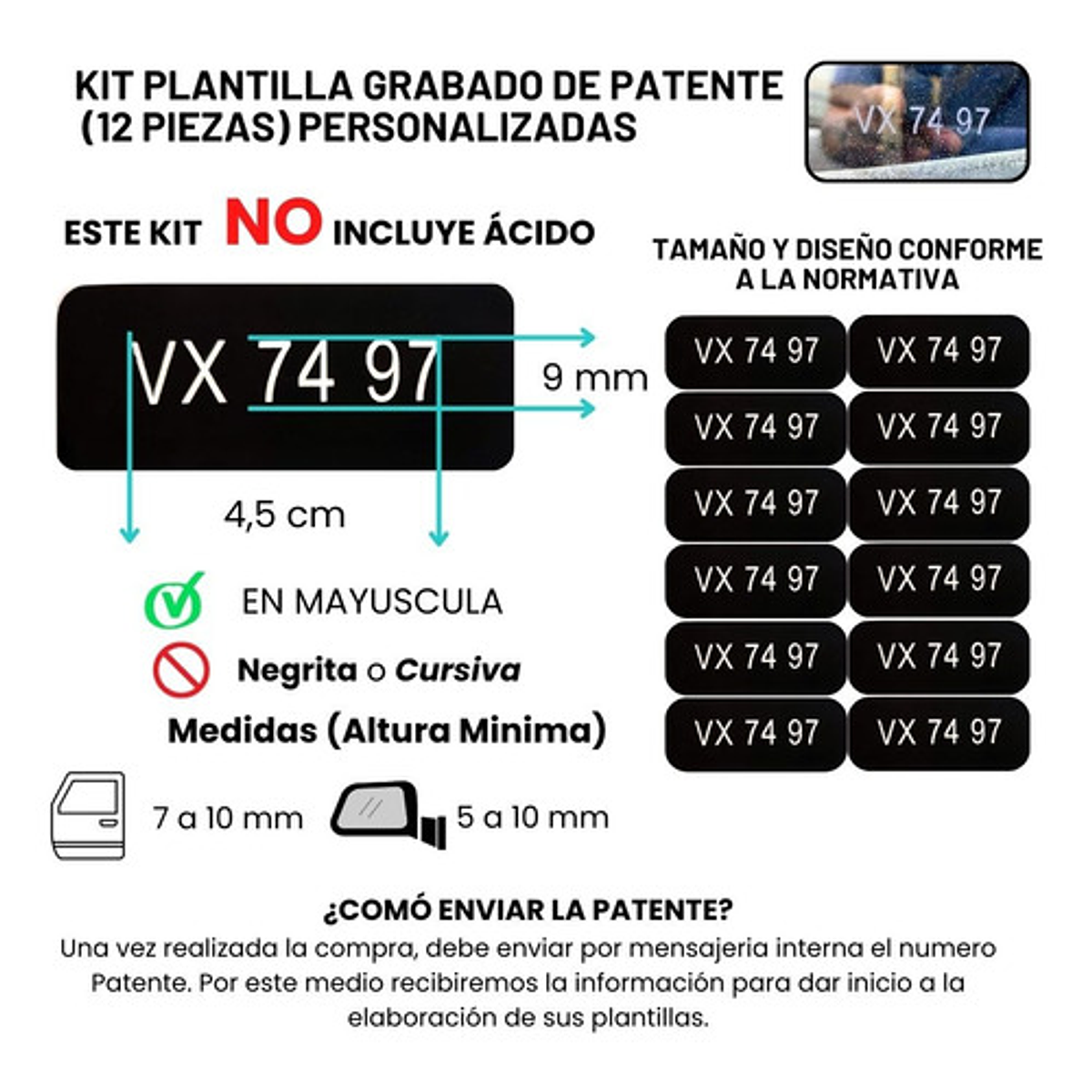 Plantillas Grabado De Patentes 12 Stencil