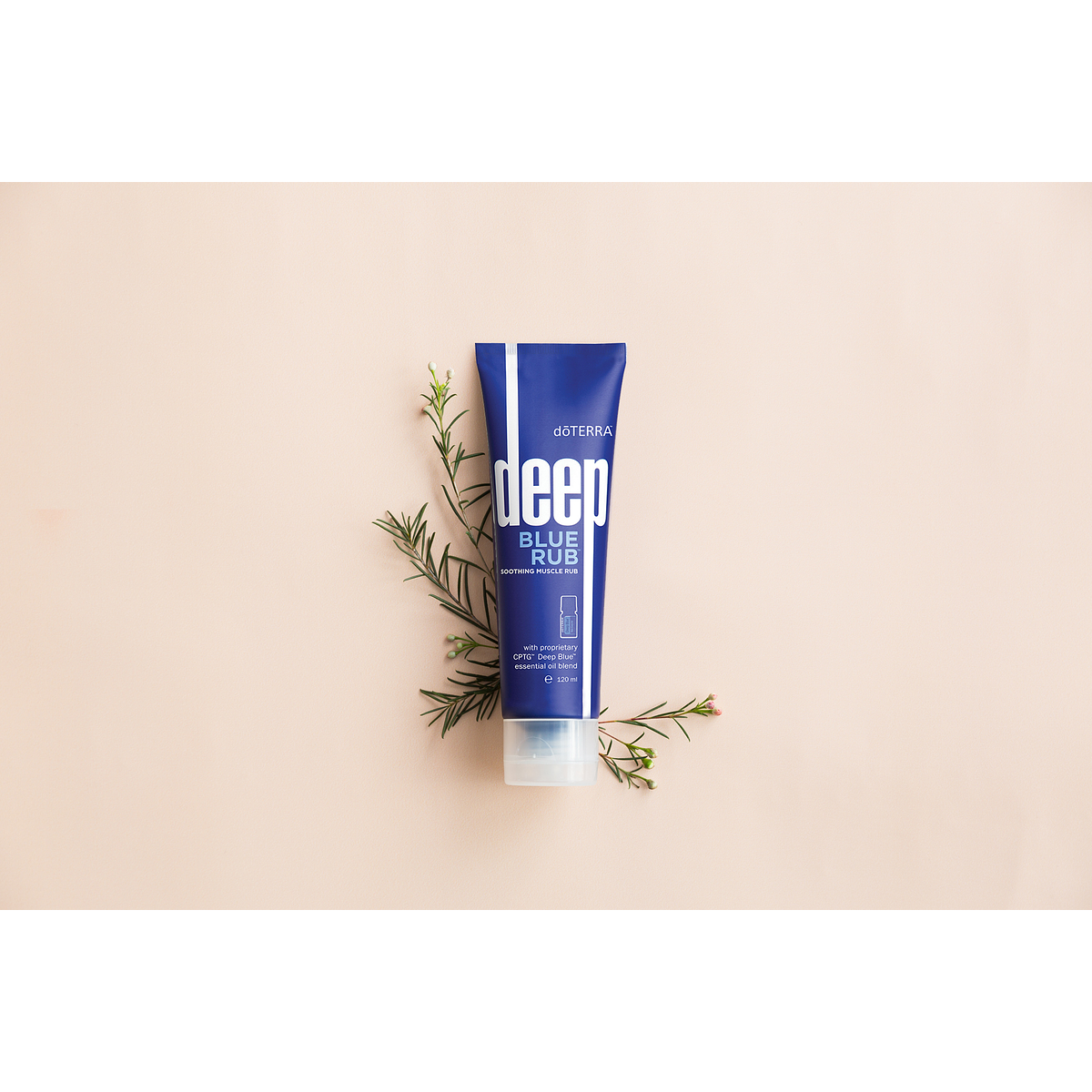 Crema Deep Blue a base de aceites esenciales. Descontractura