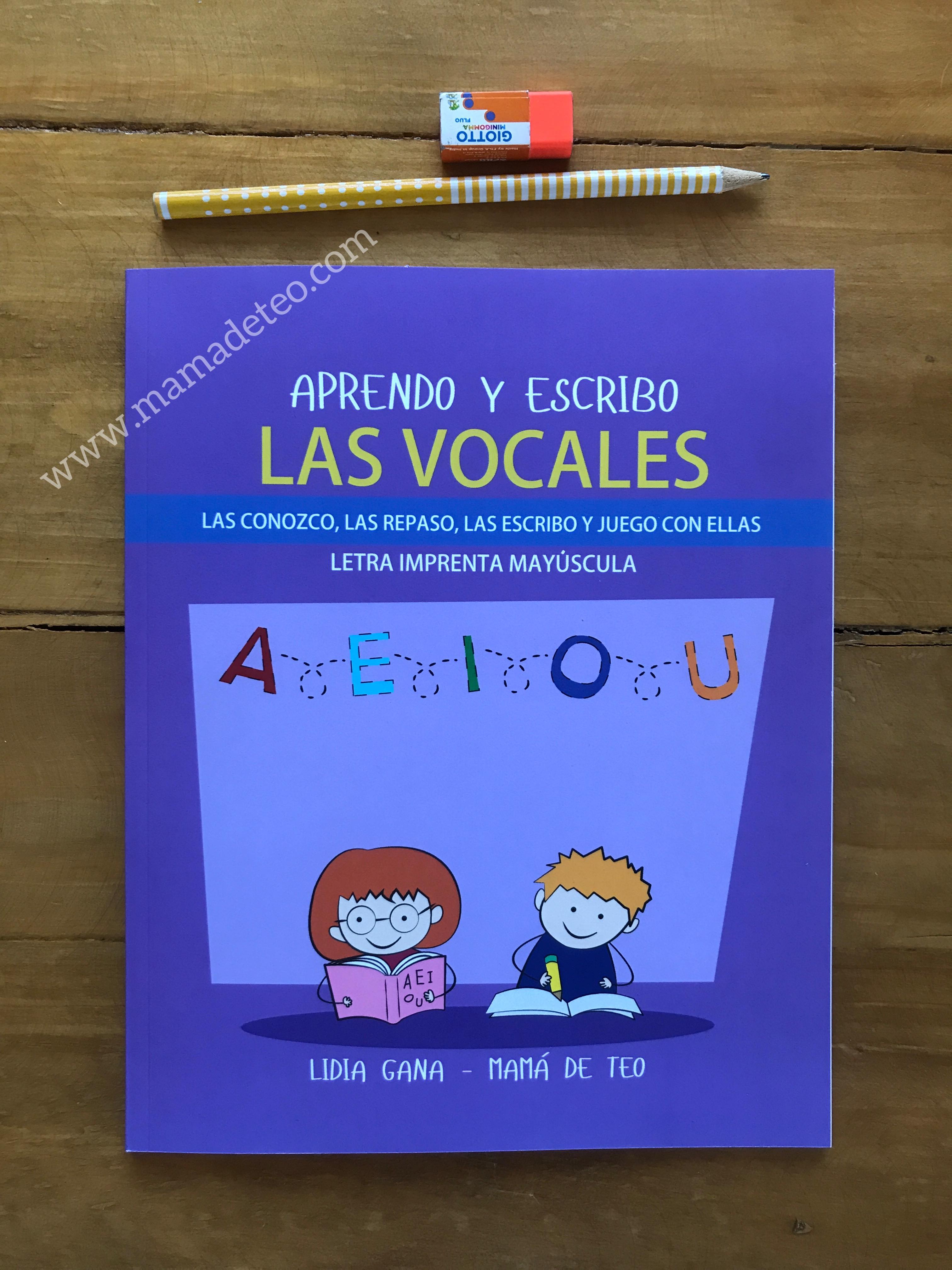 Libro: Aprendo y escribo las vocales