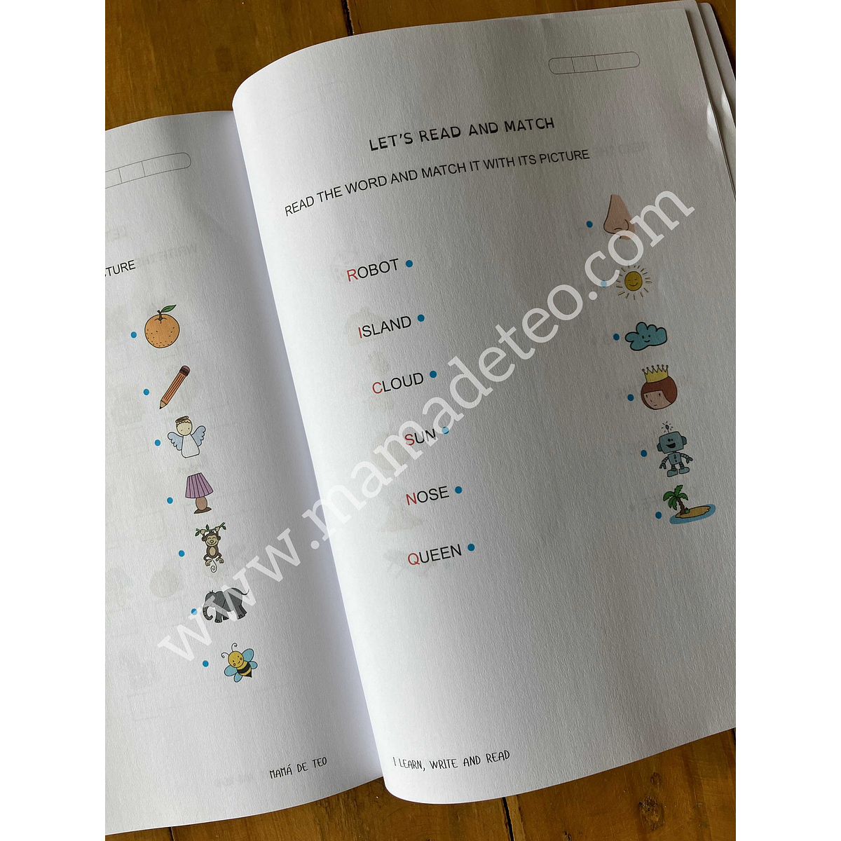 Libro: I Learn, Write and Read