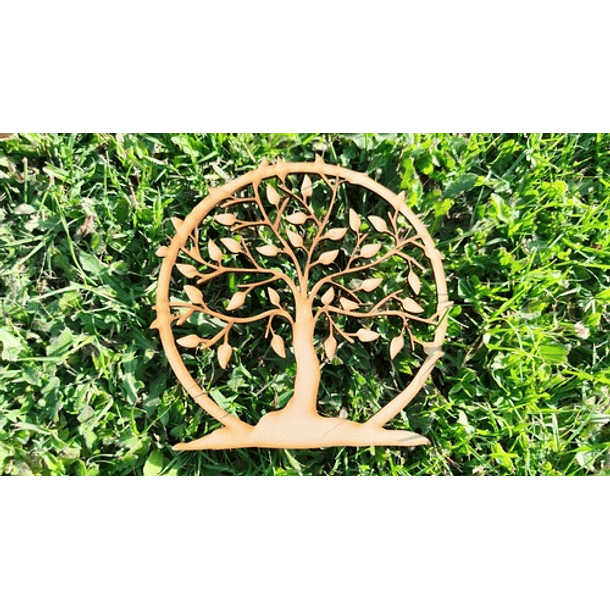 Mándala Árbol De La Vida 30cm. Modelo 4 Decoracion, Pintar