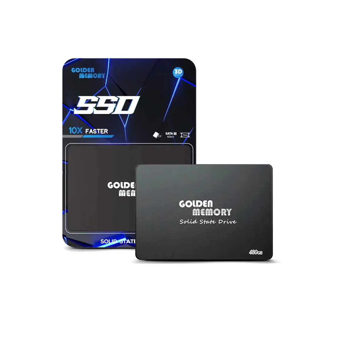 SSD Golden Memory 256GB SATA3 2.5, Velocidade, Durabilidade