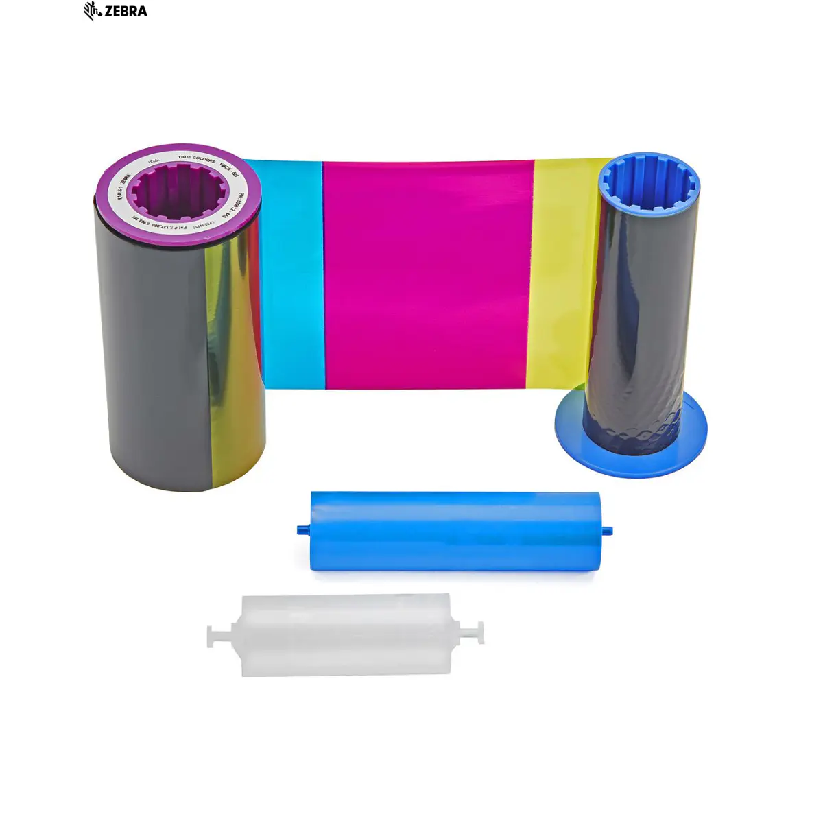Fita Ribbon Zebra 800012-445 Multicolorido (YMCKO) - p/ Impr
