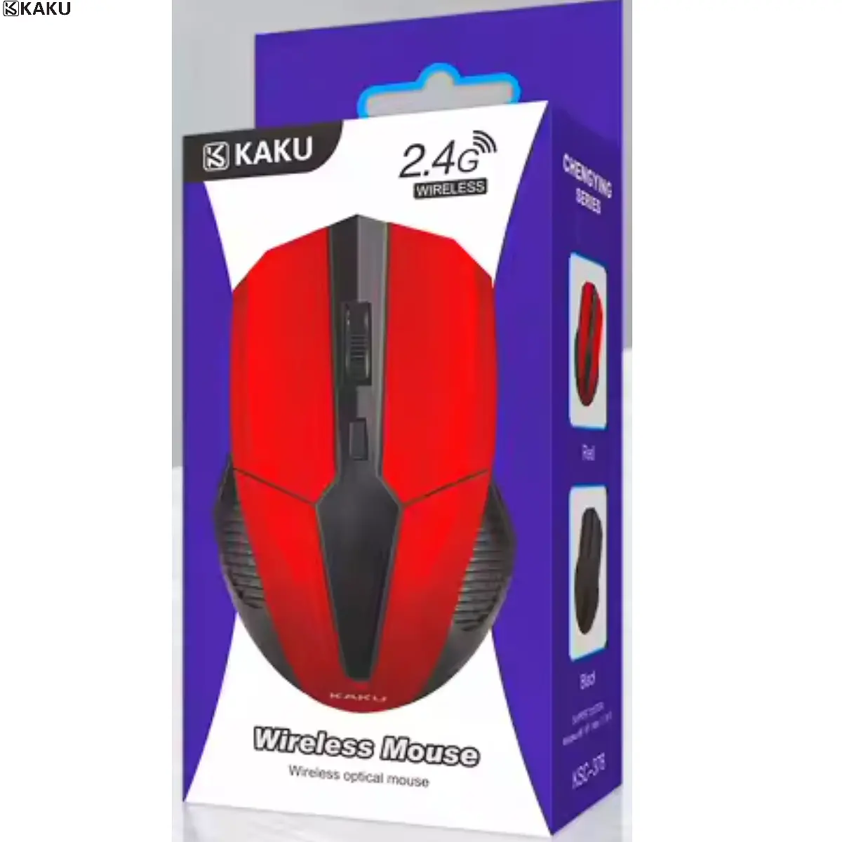 Mouse Wireless KAKU KSC-378 – Chengying Series, Vermelho