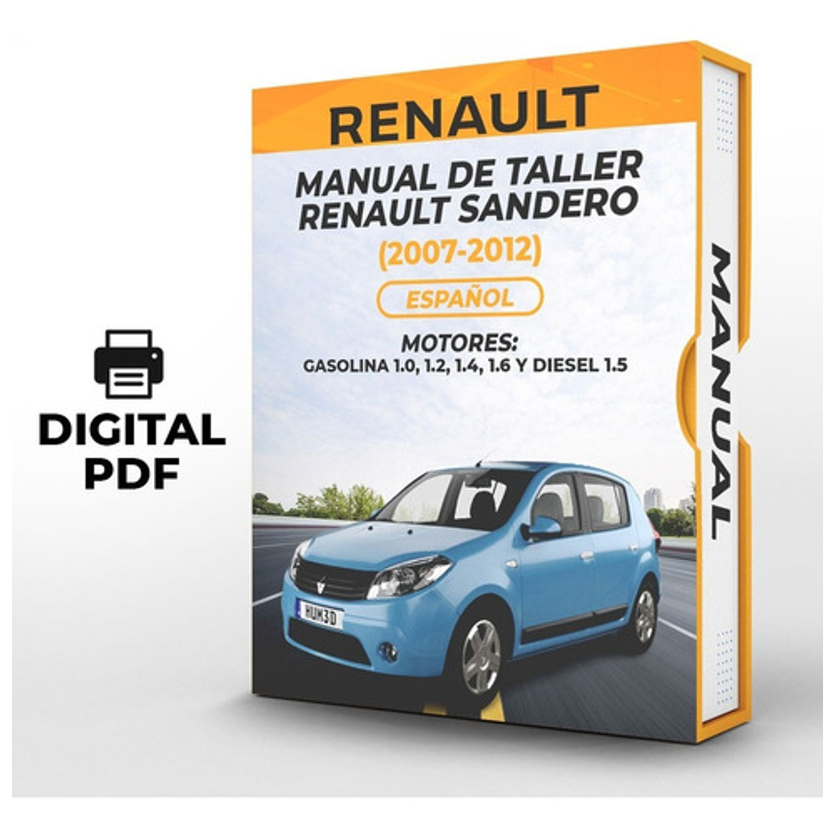 Manual de Taller Renault Sandero (2007, 2008, 2009, 2010,...