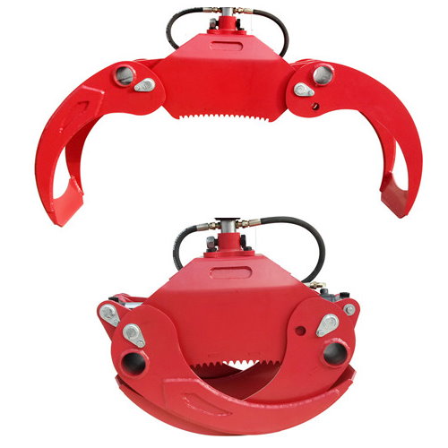 Garra Forestal. Garra forestal para excavadora. Grua fore...