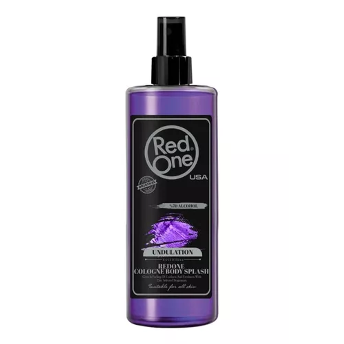 Red One After Shave Cologne Body Splash 400ml Undulation