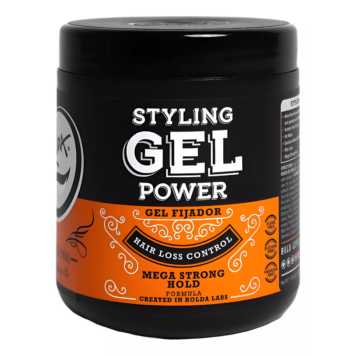 Rolda Power Styling Gel 500g Berbero Barberia Peluqueria