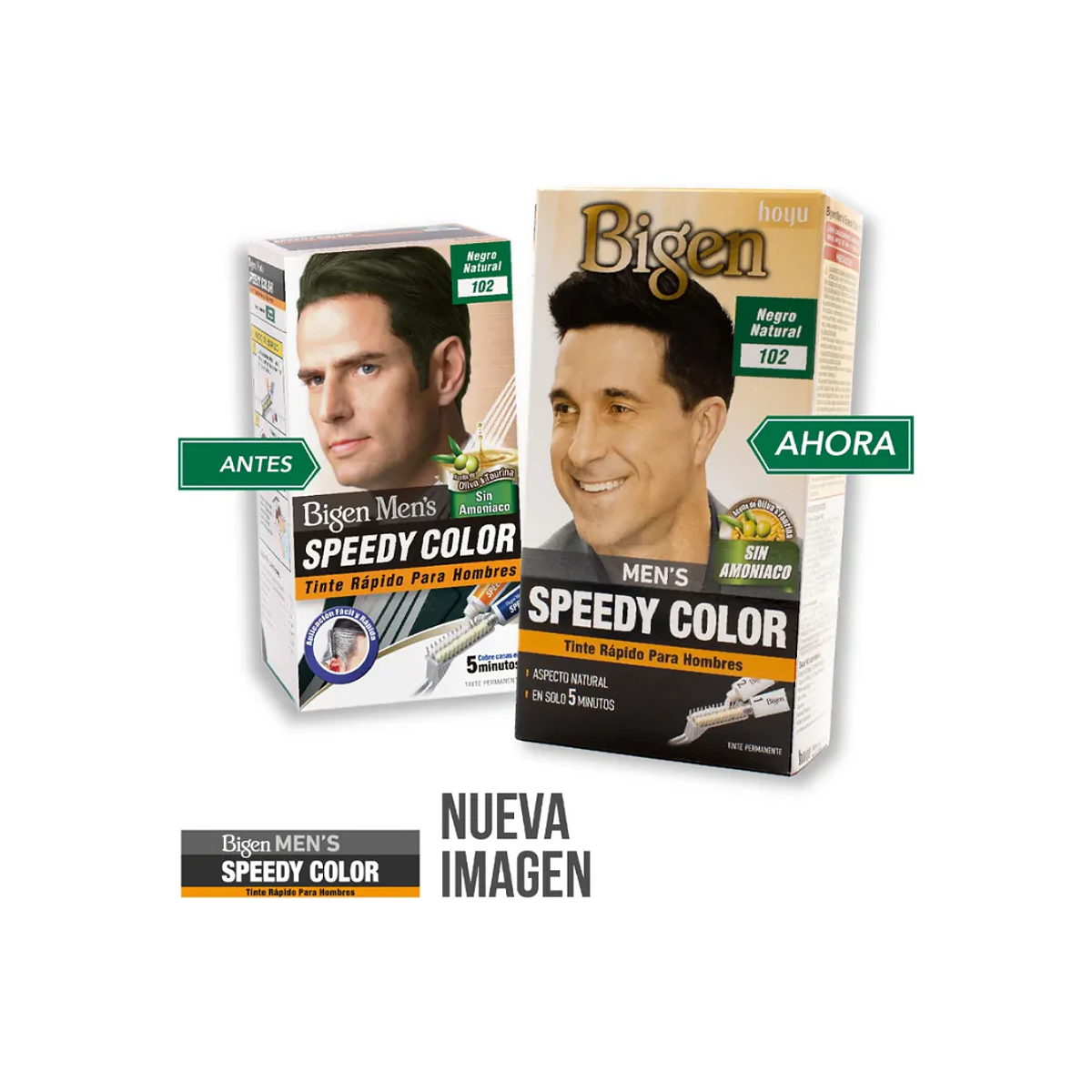 TINTE PERMANENTE PARA HOMBRE SPEEDY COLOR #102 NEGRO NATURA