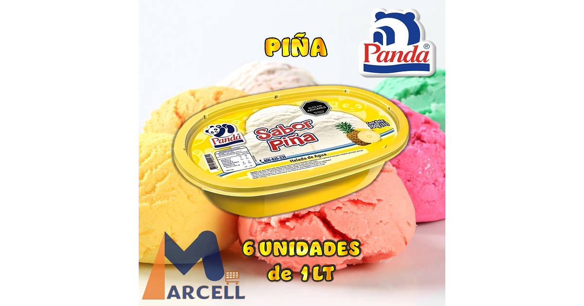 CASSATA PANDA PIÑA X6