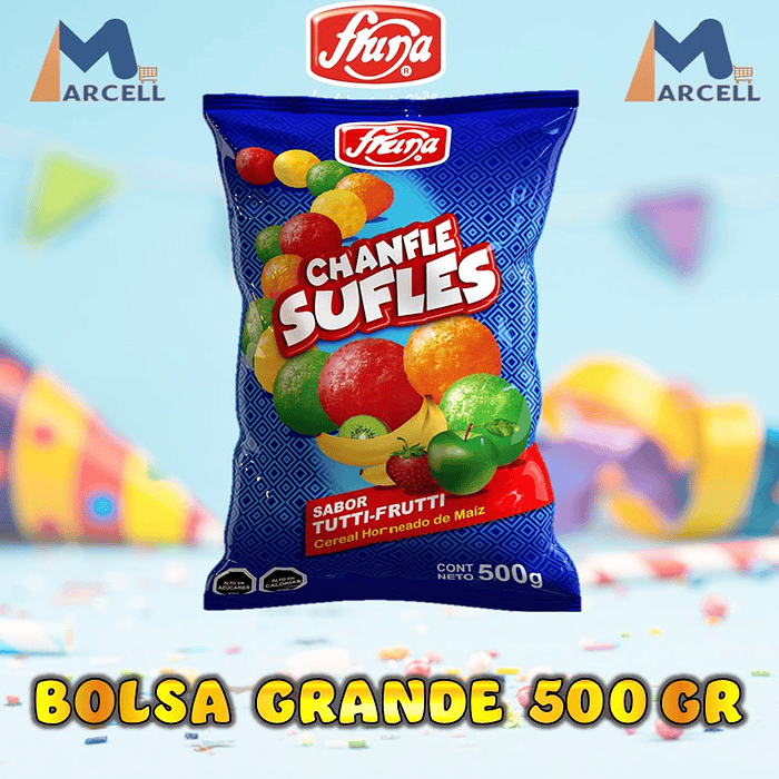 MEGA SUFLE CHANFLE TUTTI FRUTTI